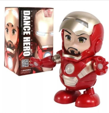 Танцующий робот Железный Человек Iron Man Batman Spider Man marvel her