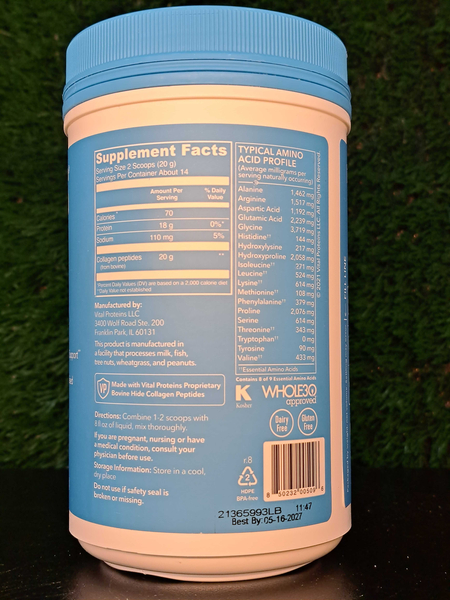 Vital Protein Collagen Peptides 284 g