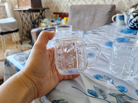 Кружка стеклянная