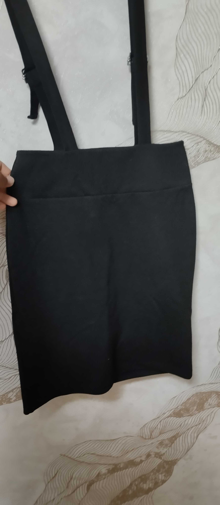 Юбка черная cotton c-m