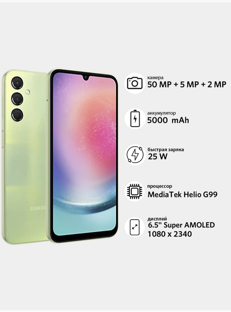 Samsung a24  6/128gb sotiladi