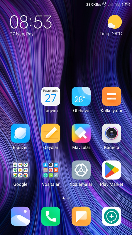 Redmi not 4 X karobka dakument full