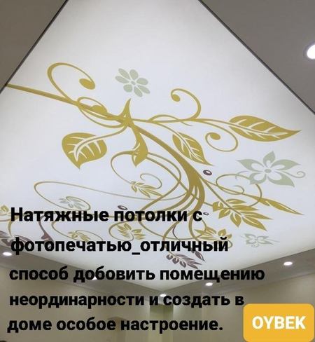 Натяжной потолок Cho'zma potolog