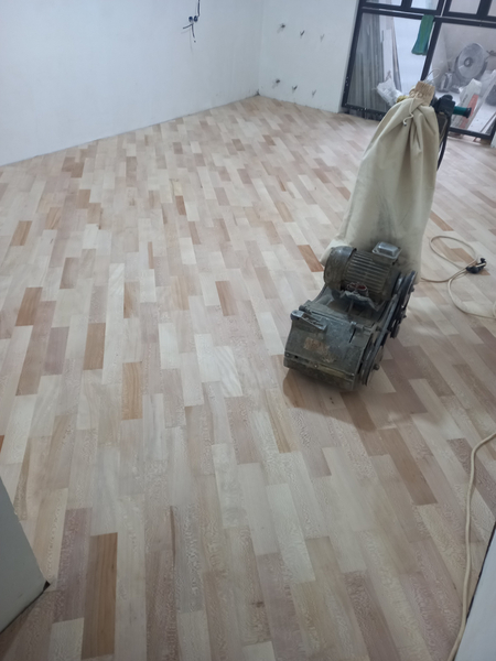 Шлифовка пол паркет