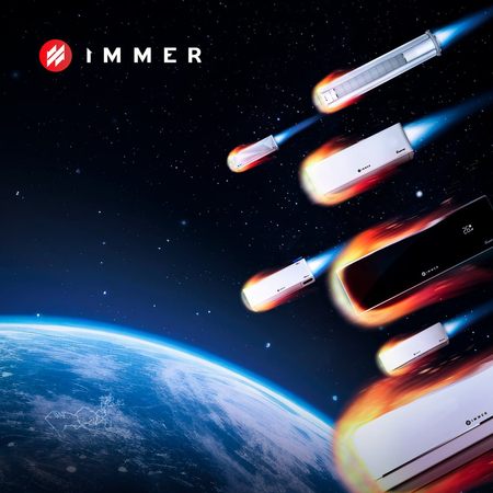 Кондиционер 12 Immer AERO DC INVERTER premium R32  Доставка бесплатно