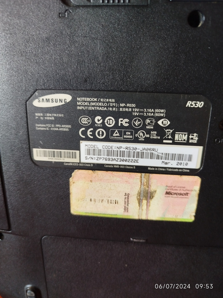 Samsung notebook sotiladi