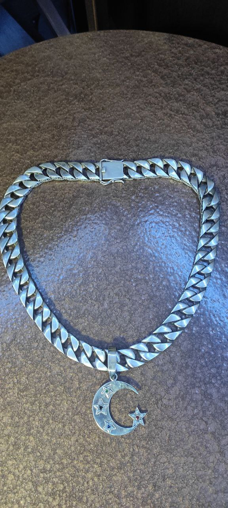 Мужской серебряный тросс 480гр