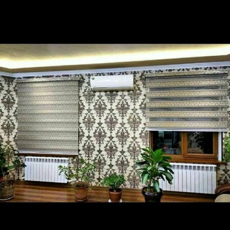 Parda jaluzi jalyuzi combo plise foto akfa rom