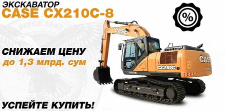 Гусеничный  экскаватор CASE CX210C-8
