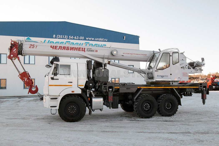 Автокран вездеход КАМАЗ 43118 6х6 грузоподъёмность- 25т
