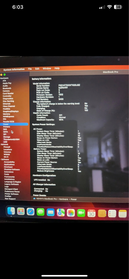 Apple MacBook Pro, M1,