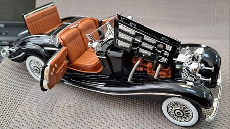 Mercedes Benz 500K , Металический Ретро Машина.