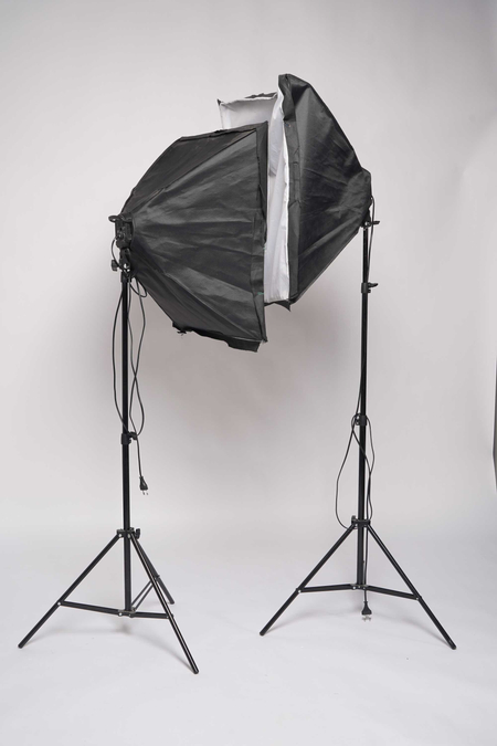 Софтбокс комплект, студийный свет  – Softbox to'plami, shtativ bilan,