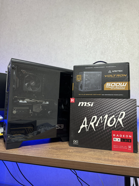 Ryzen 7 2700X va Radeon RX 580 8Gb MSI