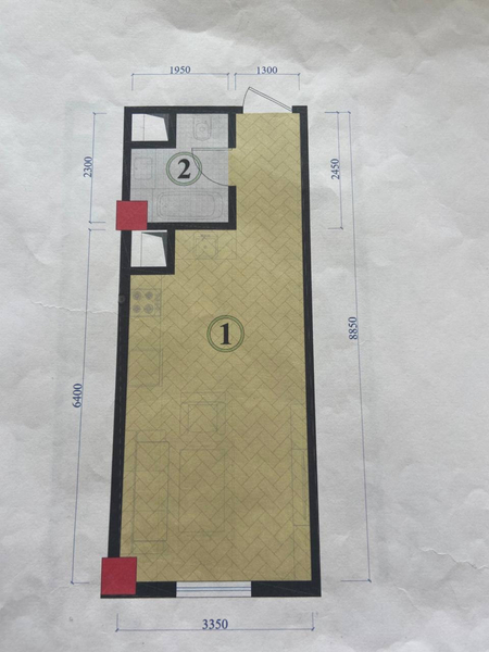 Яшнабод, Almaz Tower.29.48m2 срочно продается