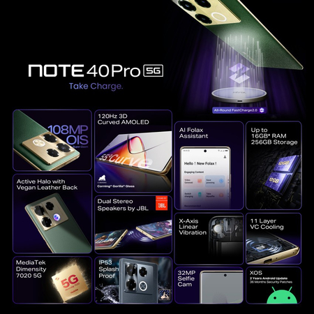 Infinix Note 40pro 24/256GB