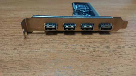 Продам PCi card расширитель  USB 2.0 5 port
