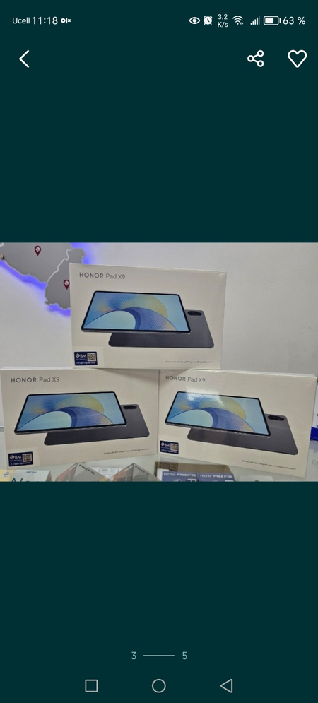 Honor pad x9 sim karta Uzimei Garantiya Optom