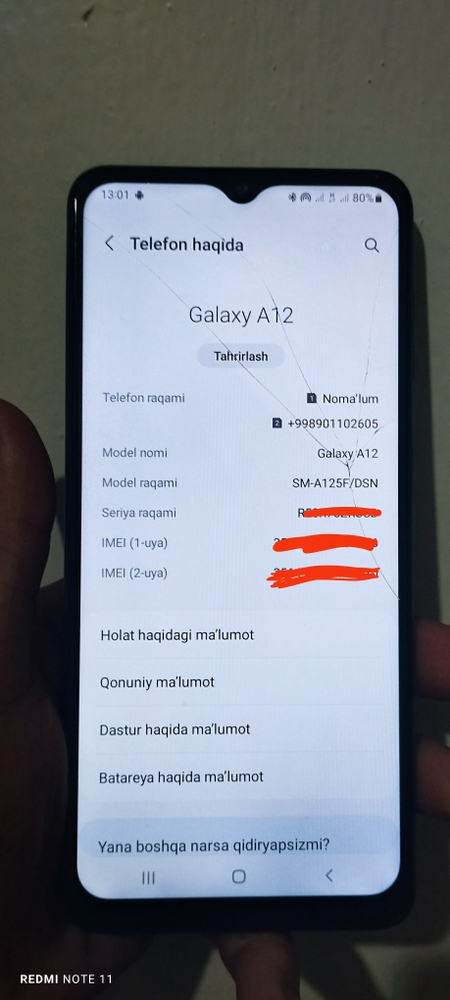 Samsung a12 sotiladi