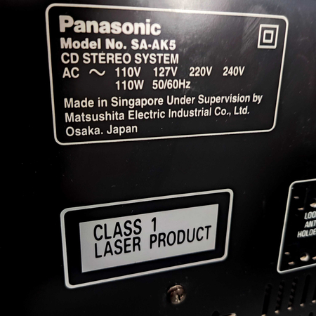 Panasonic SA-AK5