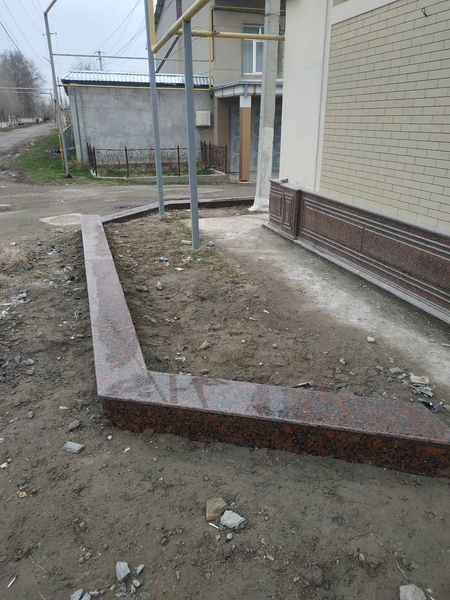 Мрамор. Гранит. Травертин тошларни бинога терамиз