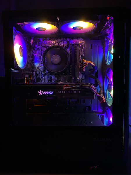 Компьютер RTX3050 Gaming X, Ryzen 3 3200G, AOC, HyperX, Msi