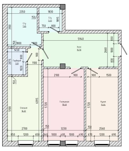 Продается 3-комнатная квартира, 80 м², Юнусабад 15