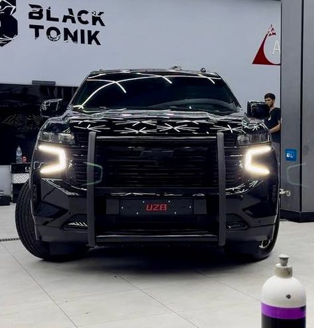 Кенгурятник на Chevrolet Tahoe silverado