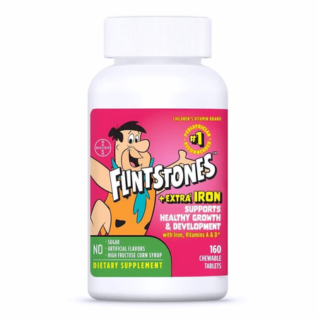 Flintstones +extra Iron160 tablets