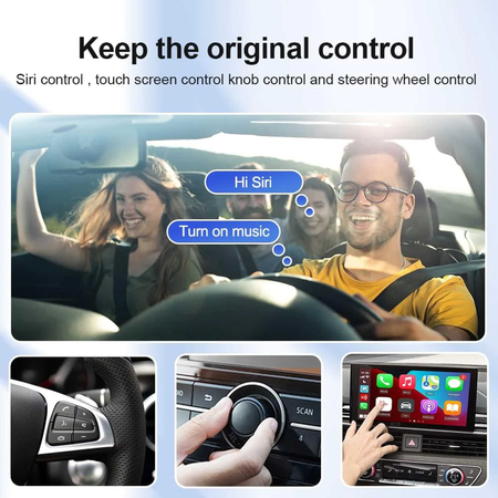 Беcпроводной адаптер Carlinkit - 2в1 для CarPlay (Iphone / Android)