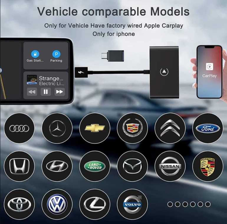 Беспроводной адаптер Carplay Wireless for iPhone для авто