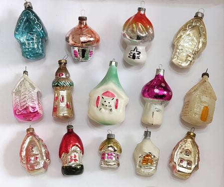 Елочные игрушки советские