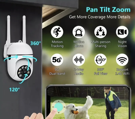 Wi fi Camera Q6 5G