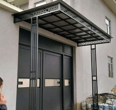 Darvoza reshotka naves perilla ворота решётка навес калитка