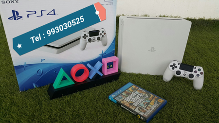 Playstation 4 Slim. HDR + GTA 5 Disk. ( НОВЫЙ )