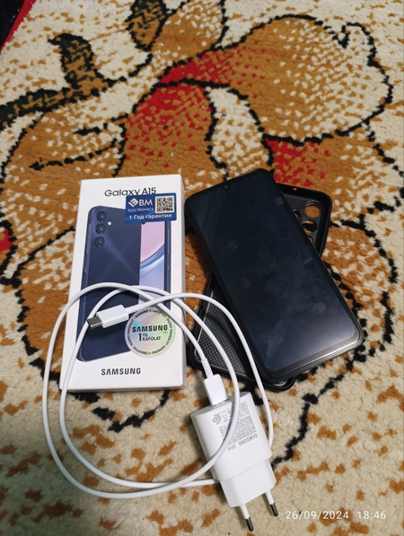 Samsung Galaxy A15 8/256 Holati ideal olinganiga 1 hafta bo'lgan