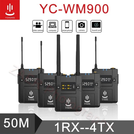 Микрофон петличка 4х Yichuang YC-WM900