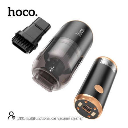 Автопылесос Hoco multifunctional car Vacuum cleaner DI31 с фонариком