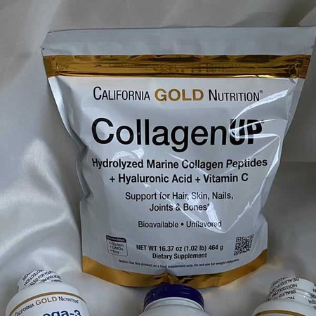 CollagenUP, морской гидролизованный коллаген, и витамин C,