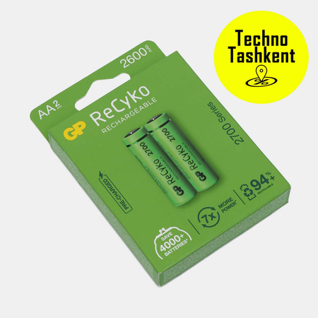 GP Rechargeable AA 2700mAh  (Заряжающий) (Orginal) (Dostavka Bor)