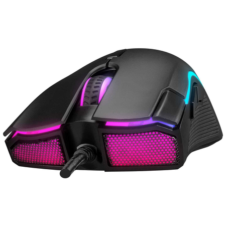 Игровая мышь с подсветкой Rampage SMX-R125 CINDER Black RGB Gaming