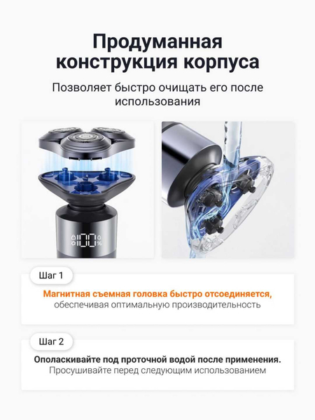 Электробритва Xiaomi Mijia Rotary Electric Shaver S302 триммер