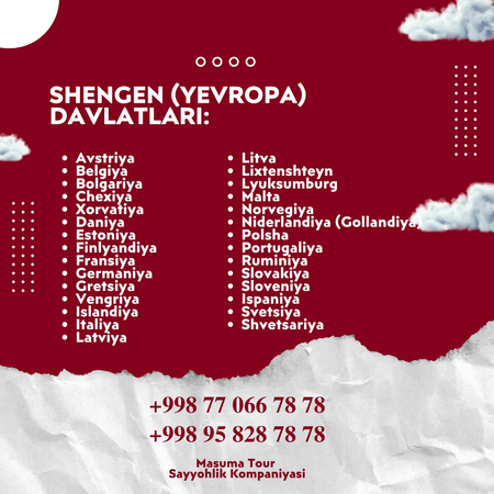 Ispaniyaga (Shengen) viza olishda yordam beramiz!Tez,Ishonchli,Sifatli