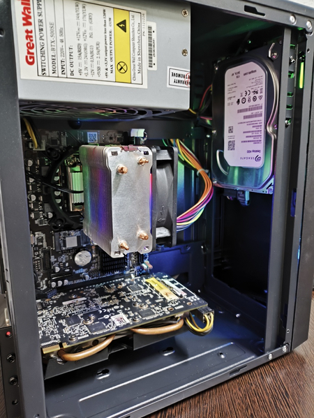 H61+i5 2500+8Gb+GTX660+NVMe 256Gb