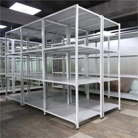 Полочные стеллажи для склада, prefabrik tokchalar