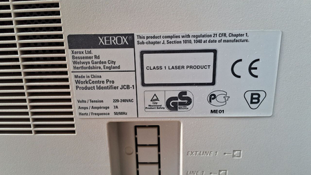 Xerox Work centre PRO 423. Не работает.