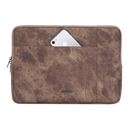 ^ Чехол для ноутбука RIVACASE 8904 beige Laptop sleeve 14