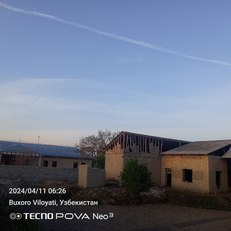 Uchastka, hovli, uy 12 sotix