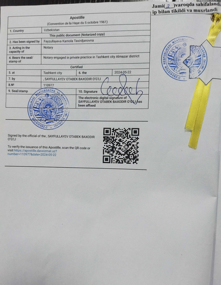 Tarjimonlik va apostil markazi - Tez,sifatli va arzon