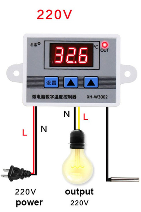 Yangi XH-W3002 Universal termostat sotiladi